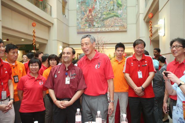 Taken at: Visit to Tan Tock Seng Hospital during Chinese New