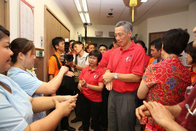 Taken at: Visit to Tan Tock Seng Hospital during Chinese New