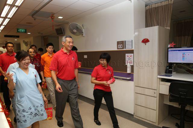 Taken at: Visit to Tan Tock Seng Hospital during Chinese New