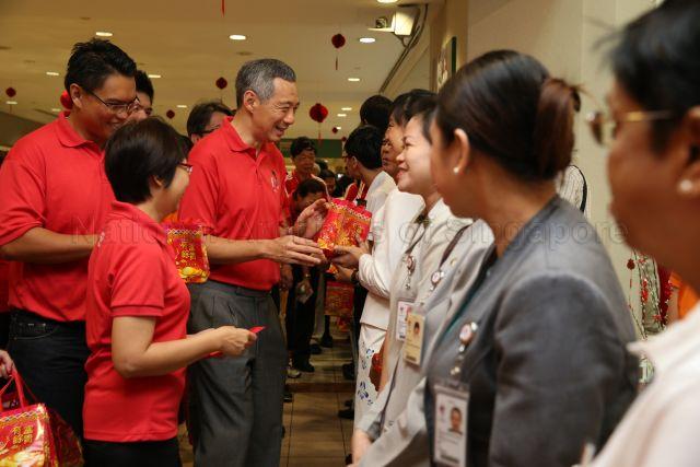 Taken at: Visit to Tan Tock Seng Hospital during Chinese New