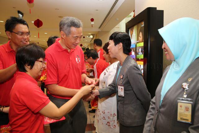 Taken at: Visit to Tan Tock Seng Hospital during Chinese New