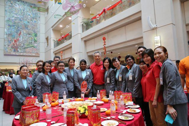 Taken at: Visit to Tan Tock Seng Hospital during Chinese New