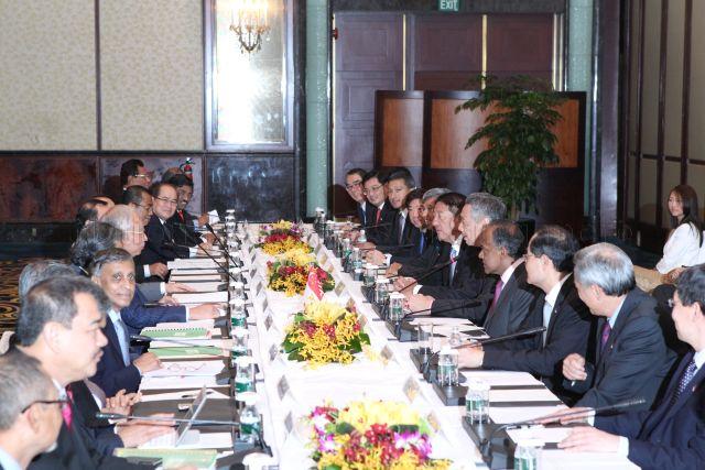 Taken at: The Four-eye meeting, delegation meeting, joint