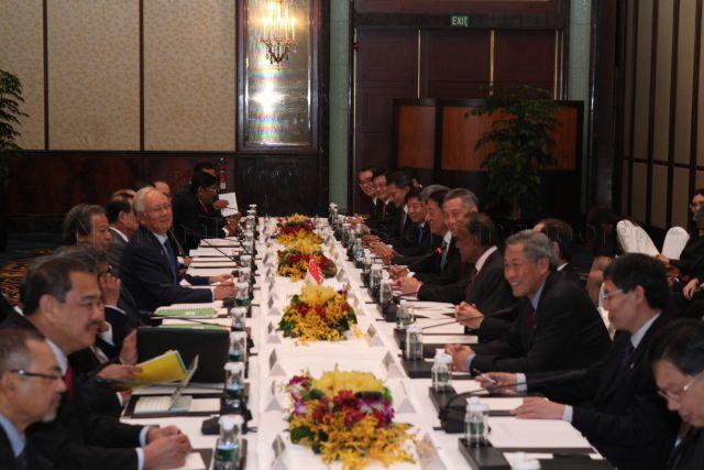 Taken at: The Four-eye meeting, delegation meeting, joint