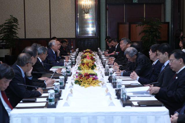Taken at: The Four-eye meeting, delegation meeting, joint