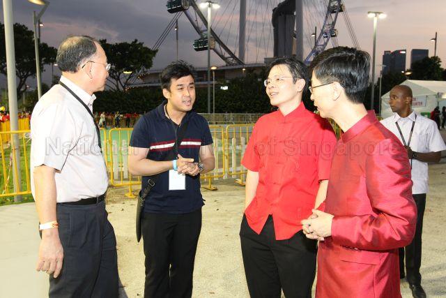 From right, Mr Ang Hak Seng, Chief Executive Director