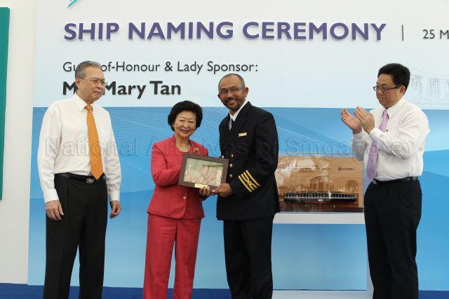 Taken at: Neptune Orient Lines (NOL) Ship Naming Ceremony