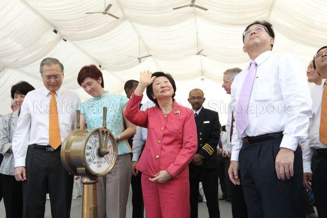 Taken at: Neptune Orient Lines (NOL) Ship Naming Ceremony