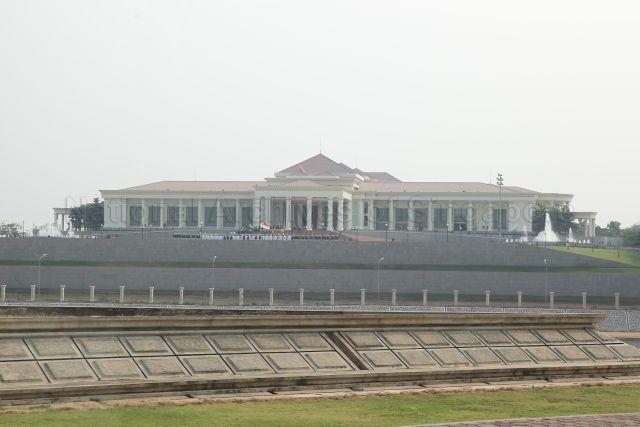 Myanmar Presidential Palace; photo taken during President