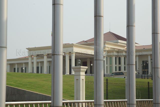 Myanmar Presidential Palace; photo taken during President