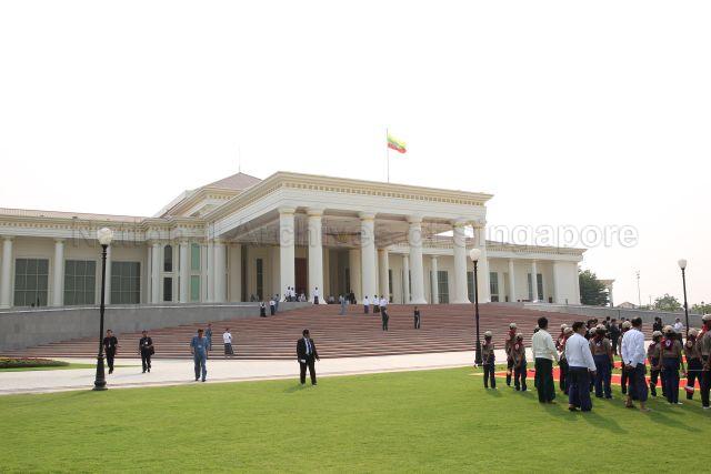 Myanmar Presidential Palace; photo taken during President
