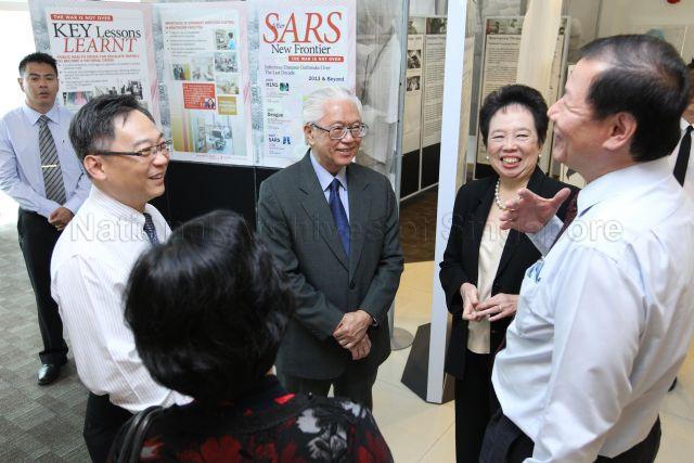 President Tony Tan, accompanied by Minister for Health Mr
