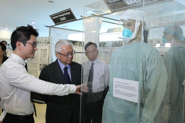 President Tony Tan, accompanied by Minister for Health Mr