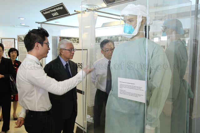 President Tony Tan, accompanied by Minister for Health Mr