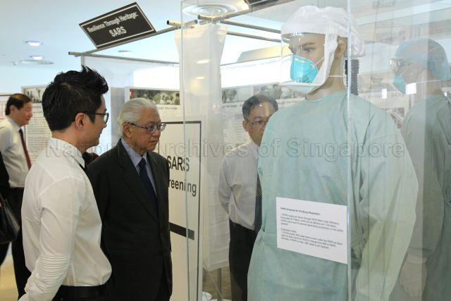 President Tony Tan, accompanied by Minister for Health Mr