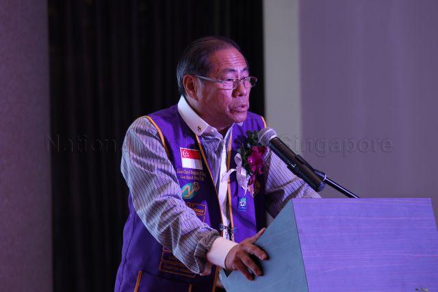 Mr Ronald Chua (Project Chairman for the Food Distribution