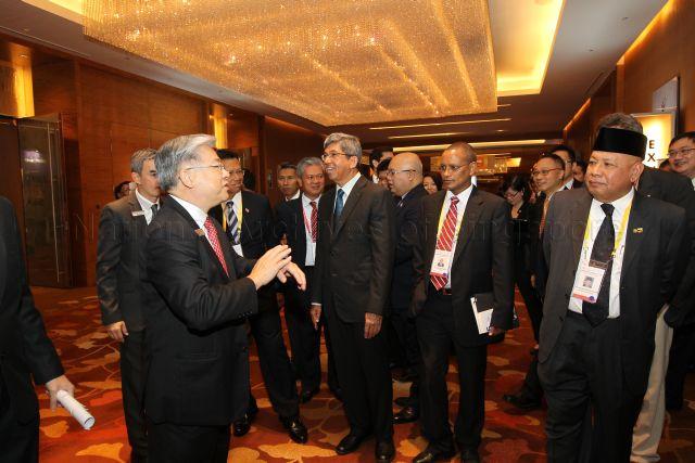 Taken at: Opening ceremony followed by exhibition tour of