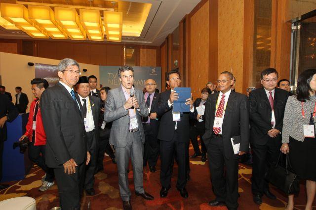 Taken at: Opening ceremony followed by exhibition tour of