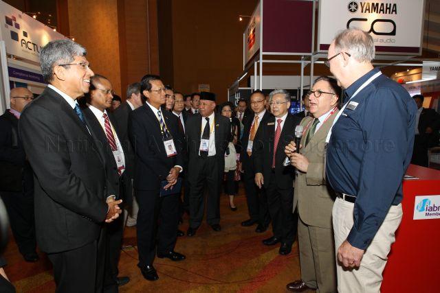 Taken at: Opening ceremony followed by exhibition tour of