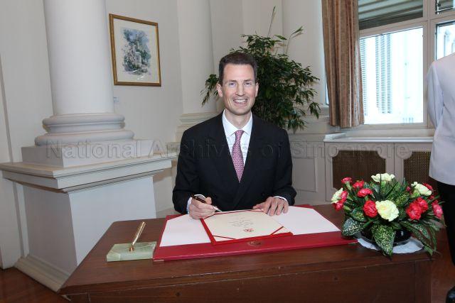 Taken at: His Serene Highness Hereditary Prince Alois