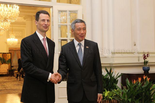 Taken at: His Serene Highness Hereditary Prince Alois