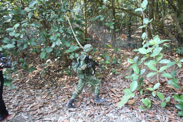 Specialist Cadets undergoing training at Pasir Laba Camp