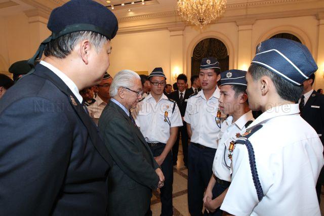 President Tony Tan Keng Yam officiating at presentation