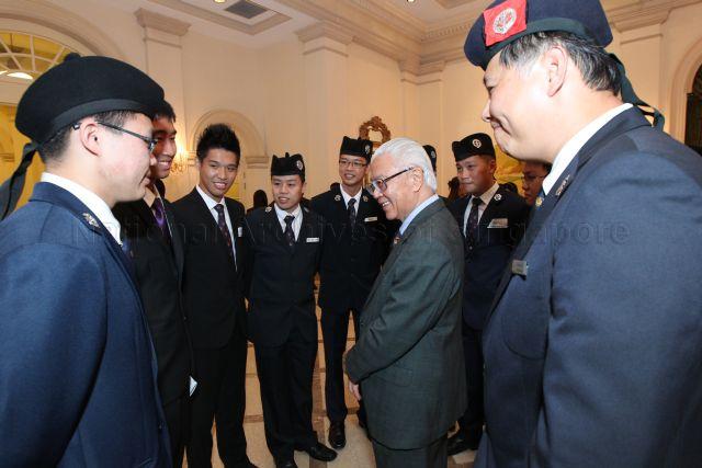 President Tony Tan Keng Yam officiating at presentation