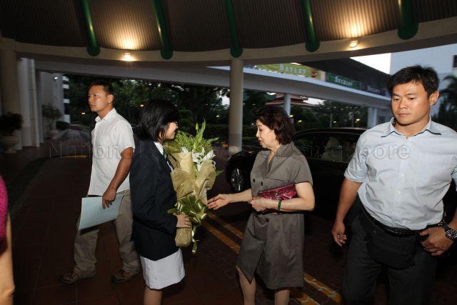 Wife of Emeritus Senior Minister Goh Chok Tong, Mrs Tan Choo