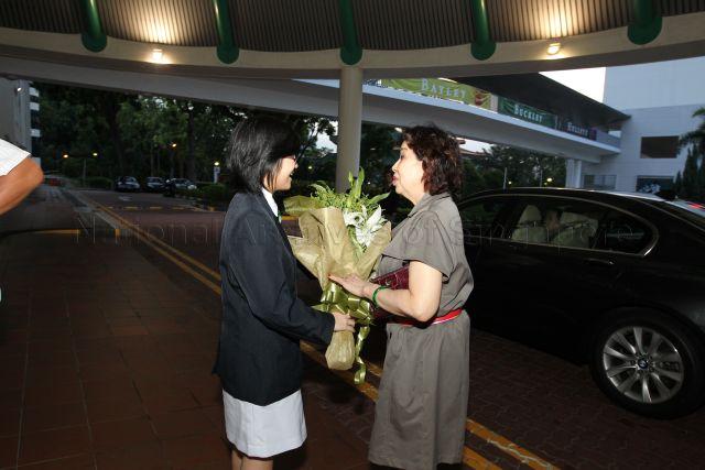 Wife of Emeritus Senior Minister Goh Chok Tong, Mrs Tan Choo