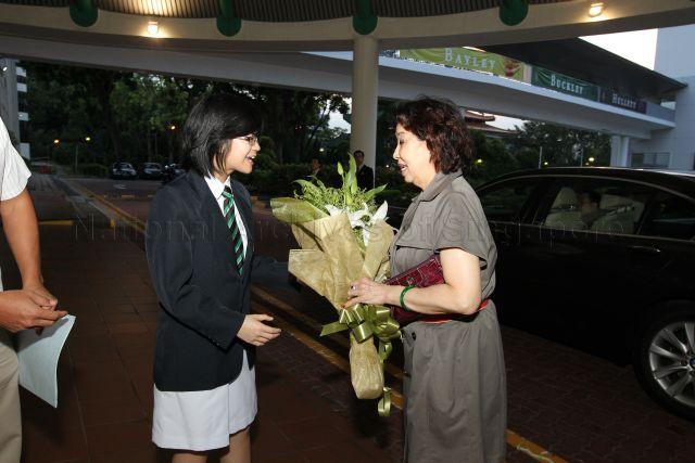 Wife of Emeritus Senior Minister Goh Chok Tong, Mrs Tan Choo
