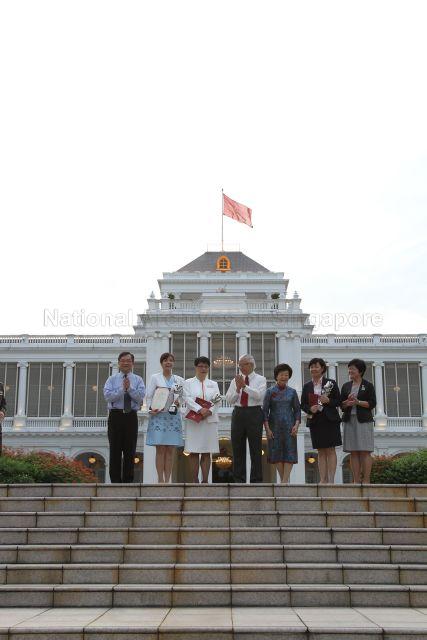 President Tony Tan Keng Yam and his wife Mrs Mary Tan