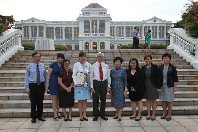 President Tony Tan Keng Yam and his wife Mrs Mary Tan