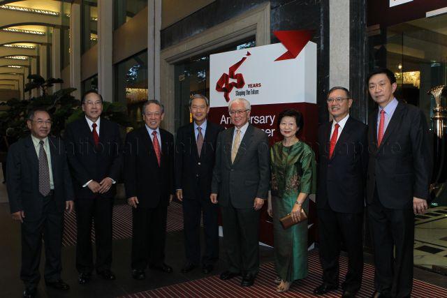 From right: Keppel Corporation Chief Financial Officer Loh