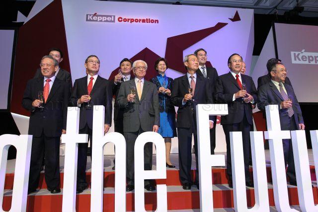 (From left to right) Keppel Telecommunications