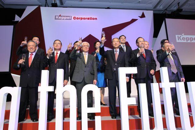 (From left to right) Keppel Telecommunications