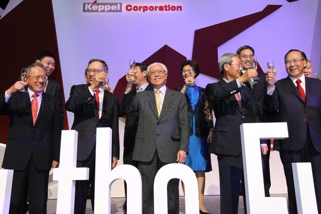 (From left to right) Keppel Telecommunications