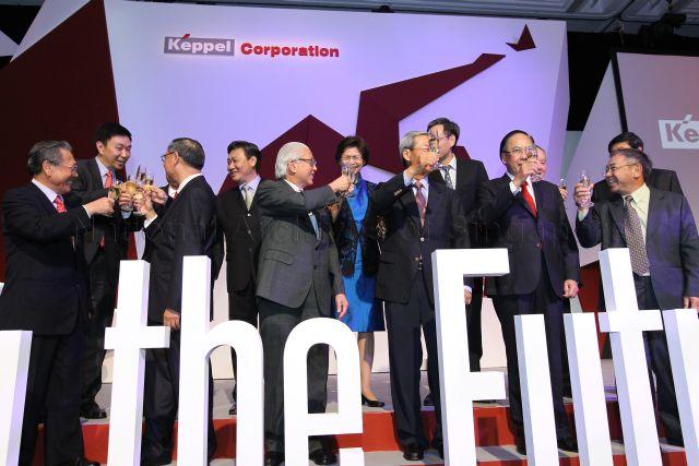 (From left to right) Keppel Telecommunications