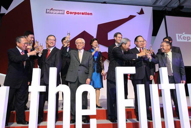 (From left to right) Keppel Telecommunications