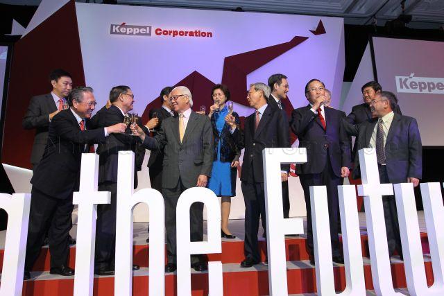 (From left to right) Keppel Telecommunications