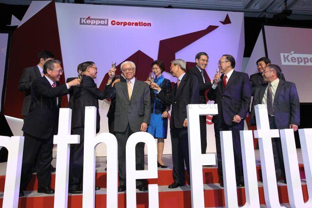 (From left to right) Keppel Telecommunications