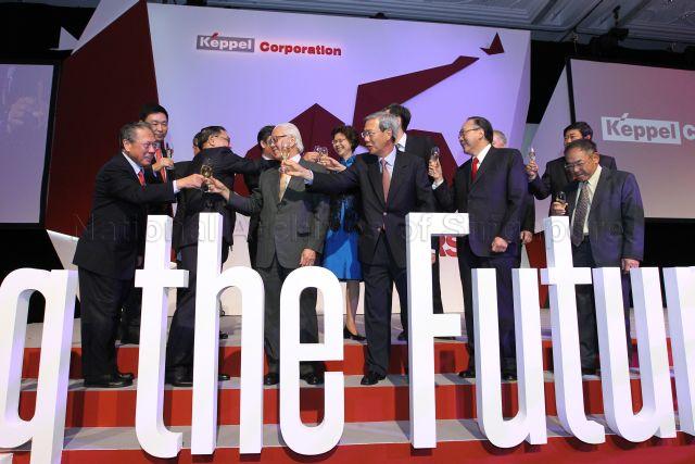 (From left to right) Keppel Telecommunications