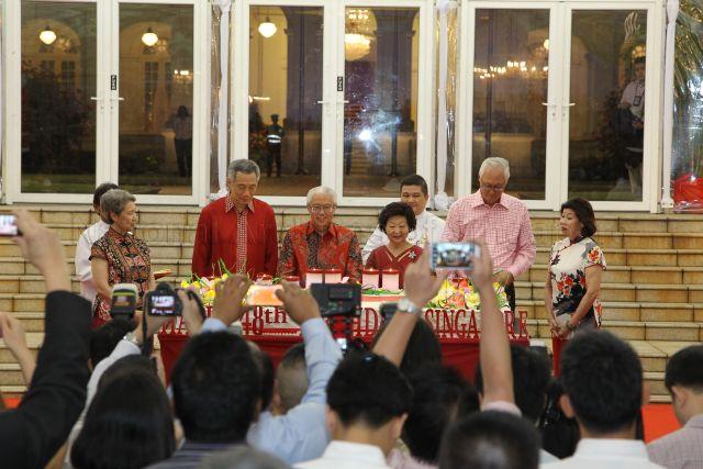 From left: Prime Minister Lee Hsien Loong's wife Madam Ho