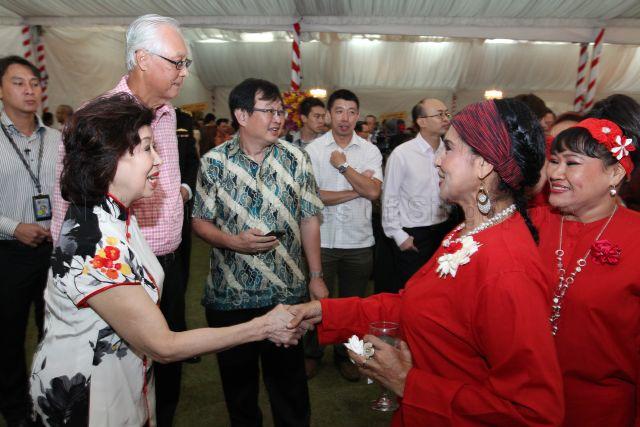 Emeritus Senior Minister Goh Chok Tong and his wife Madam