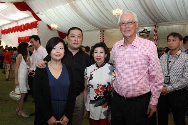 Group photo including Emeritus Senior Minister Goh Chok Tong
