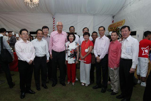 Group photo including Emeritus Senior Minister Goh Chok Tong
