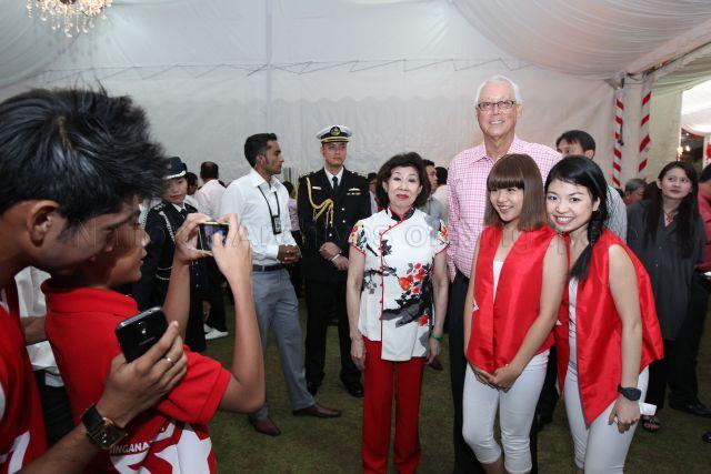 Group photo including Emeritus Senior Minister Goh Chok Tong