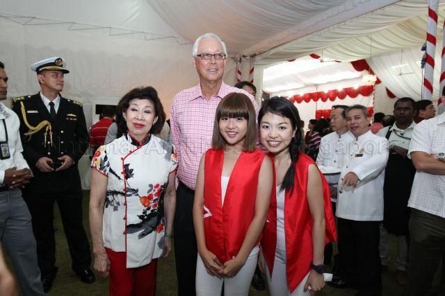 Group photo including Emeritus Senior Minister Goh Chok Tong