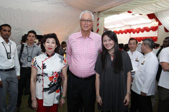 Group photo including Emeritus Senior Minister Goh Chok Tong