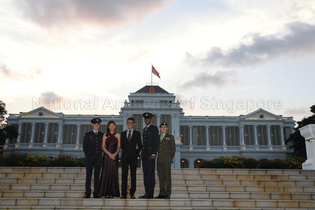 From left: Timothy Yap Wei Hang, Stephanie Siow Su Lyn, I